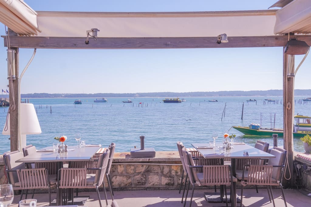Cap Ferret : Le Pinasse Café, une vue canon, des plats top